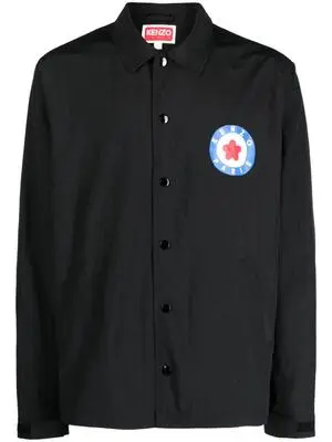 Kenzo Target Print Shirt Jacket - Black