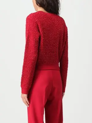 Elisabetta Franchi Ribbed Knit Polo Sweater