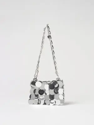Rabanne Sequined Mini Bag - Silver