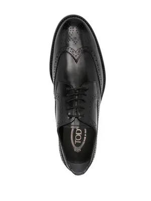 TOD'S Polished-finish Lace-up Brogues