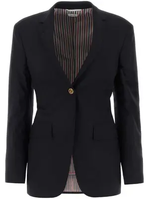 Thom Browne 4-bar Single-breasted Wool Blazer - Blue