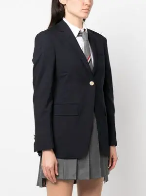 Thom Browne 4-bar Single-breasted Wool Blazer - Blue