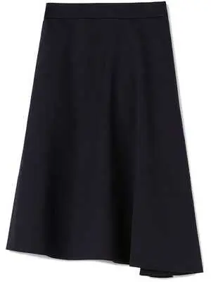JIL SANDER Asymmetric Midi Skirt
