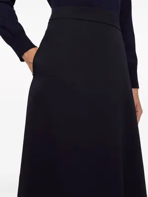 JIL SANDER Asymmetric Midi Skirt