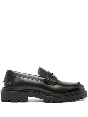 Isabel Marant Étoile Frezza Leather Loafers - Black