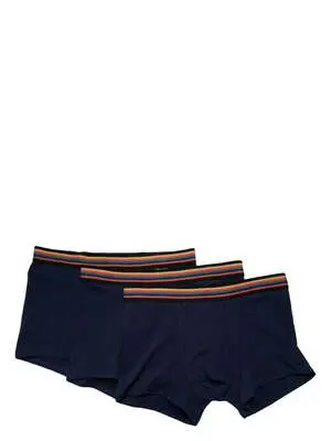 Paul Smith Stripe-detailing Cotton Boxers - Blue
