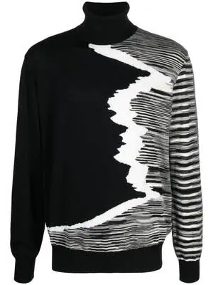 Missoni Stripe-pattern Roll-neck Jumper