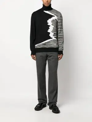 Missoni Stripe-pattern Roll-neck Jumper