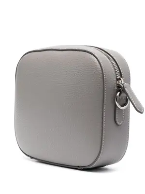 Stella McCartney Perforated-logo Crossbody Bag - Grey