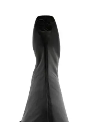 COURREGES 75mm Logo-patch Knee-high Boots