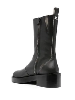 COURREGES 55mm Leather Ankle Boots