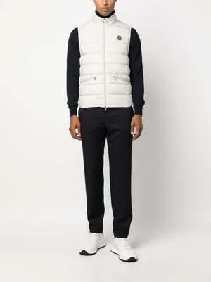 Moncler Straight-leg Virgin Wool Trousers