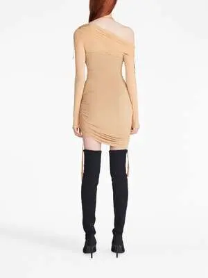DION LEE Off-shoulder Minidress - Neutrals