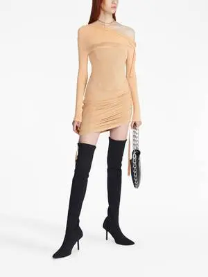DION LEE Off-shoulder Minidress - Neutrals