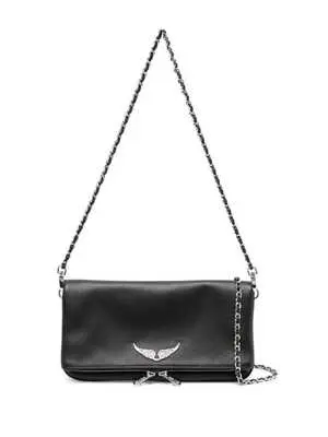Zadig&Voltaire Rock Leather Shoulder Bag - Black