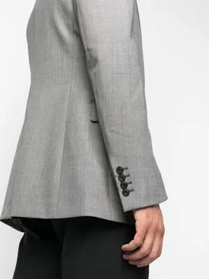 Alexander McQueen Single-breasted Wool Blazer