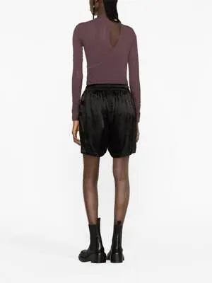 Rick Owens High-low Drawstring Shorts