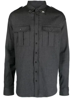 Dsquared2 Long-sleeve Virgin Wool Shirt