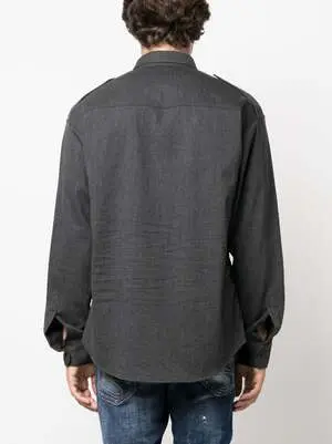Dsquared2 Long-sleeve Virgin Wool Shirt
