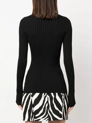 Dolce & Gabbana Logo-plaque Wool-blend Top
