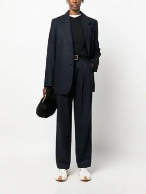 TOTEME High-waist Straight-leg Trousers
