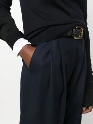 TOTEME High-waist Straight-leg Trousers