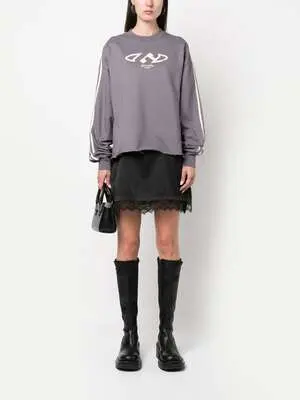 Gcds Layered Lace-trim Dress