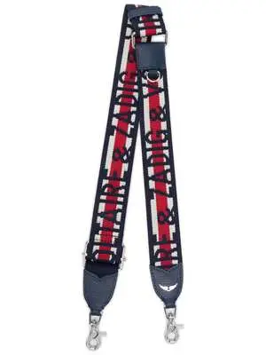 Zadig&Voltaire Jacquard Logo-motif Shoulder Strap - Blue