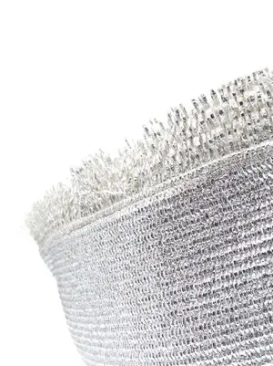 Cult Gaia Shanti Fringed Raffia Clutch