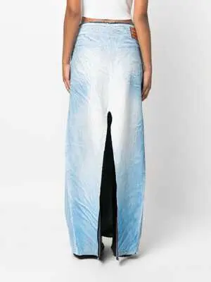 DIESEL® A-line Denim Maxi Skirt