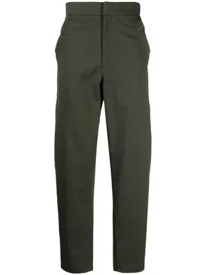 FERRARI Colour-block Tapered Trousers - Green