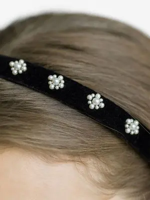JENNIFER BEHR Maggie Pearl-embellished Headband