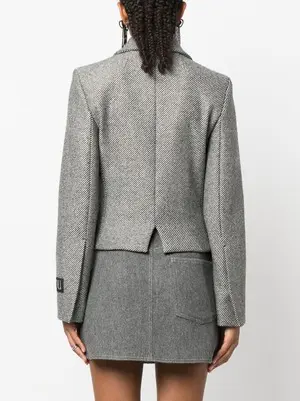 PATOU Textured Virgin-wool Jacket