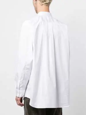 Comme Des Garçons X Lacoste Logo-patch Cotton Shirt
