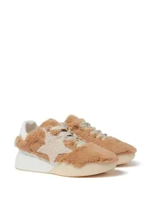 Stella McCartney Loop Fleece-texture Sneakers - Neutrals