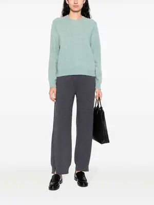BARRIE Tapered-leg Cashmere Trousers - Grey