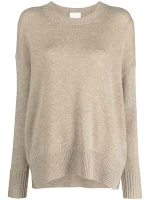 ALLUDE Cashmere Jumper - Brown