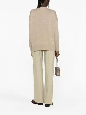 ALLUDE Cashmere Jumper - Brown