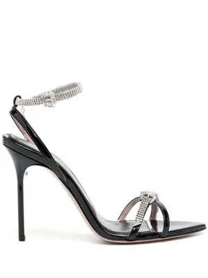 GEDEBE Imaan 100mm Patent Leather Sandals