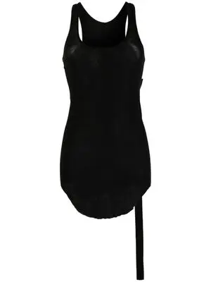 Rick Owens Organic Cotton Racerback Tank Top - Black
