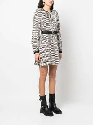 Liu Jo Graphic-print Dress With Belt