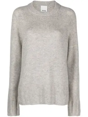 ALLUDE Crew-neck Knitted Jumper