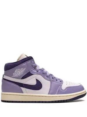 JORDAN Air 1 Mid Sky J Sneakers - Purple