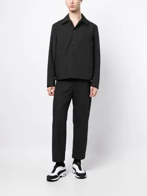 CRAIG GREEN Quilted Shirt Jacket - Black