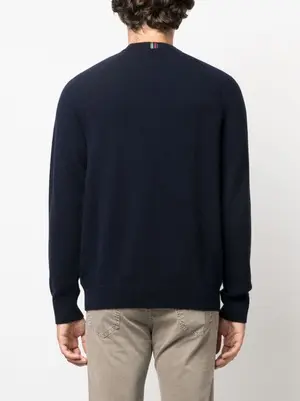 Paul Smith Long-sleeve Merino-wool Jumper - Blue