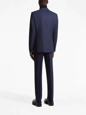 Zegna Oasi Single-breasted Cashmere Suit - Blue