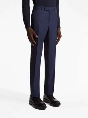 Zegna Oasi Single-breasted Cashmere Suit - Blue
