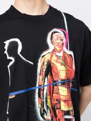 LIMITATO Graphic-print Short-sleeve Cotton T-shirt