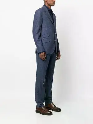 Brunello Cucinelli Houndstooth Wool-cashmere Blend Suit