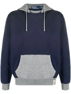 Ralph Lauren Two-tone Mélange-effect Hoodie